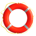 Orange SOLAS MOB Lifebuoy – LIFEBUOYS24.COM